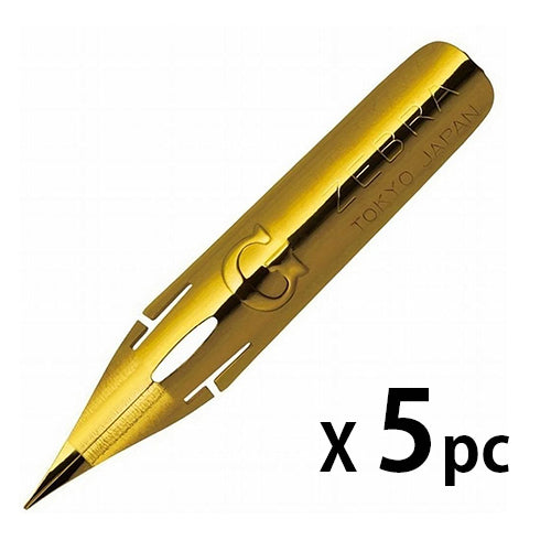 Zebra Manga Comic Pen Nib Titanium G-Pen Pro 5pc
