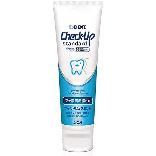 Lion Dent. Check-Up Standard Toothpaste - 135g - Mild Pure Mint